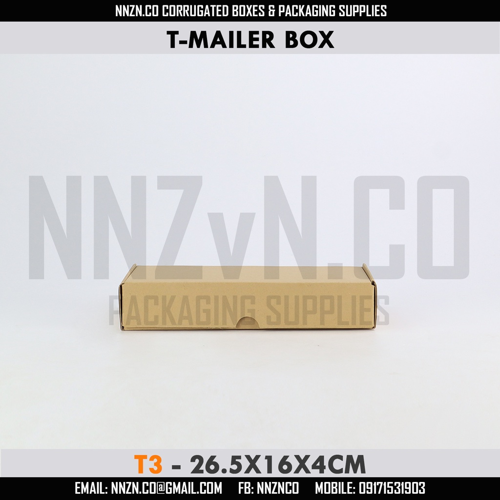 NNZN T3 T-Mailer Brown Kraft Box Mailer Box Corrugated Box Shipping Box ...