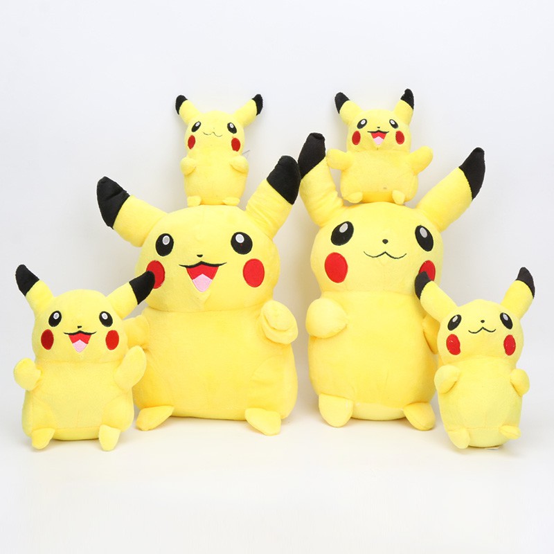Pokemon Pikachu Kids Sleeping Back Cushion Cute Cartoon Stuffed Doll ...