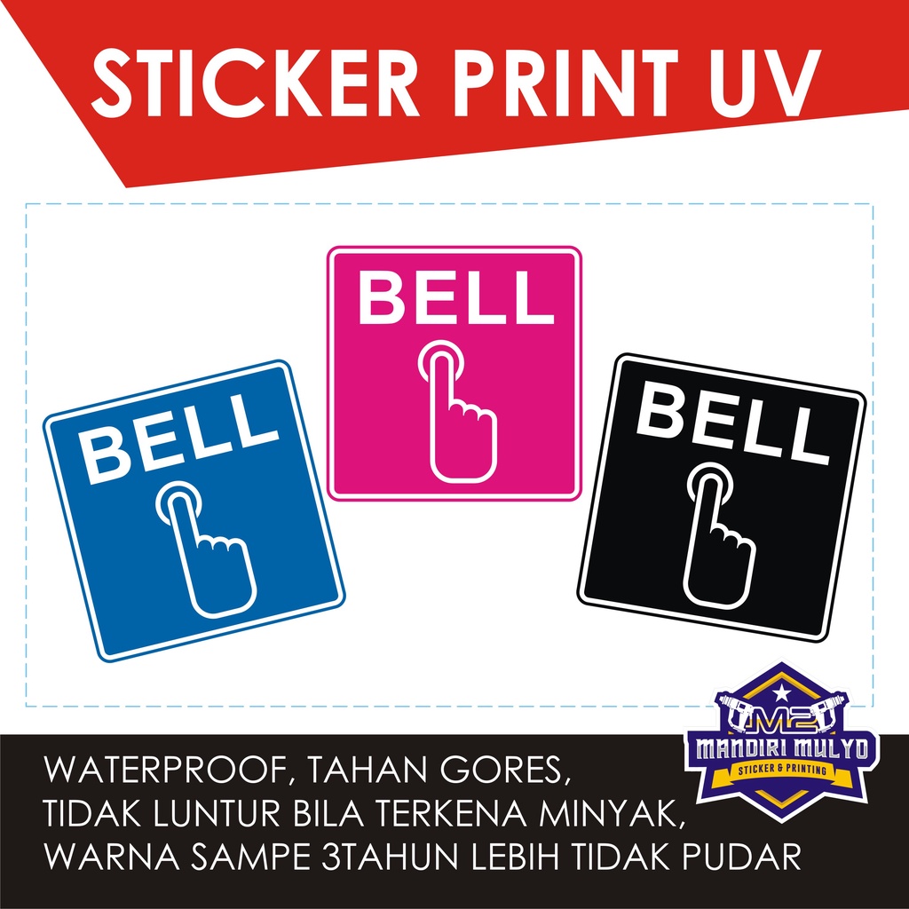 Sticker SIGN Press BELL | Shopee Philippines