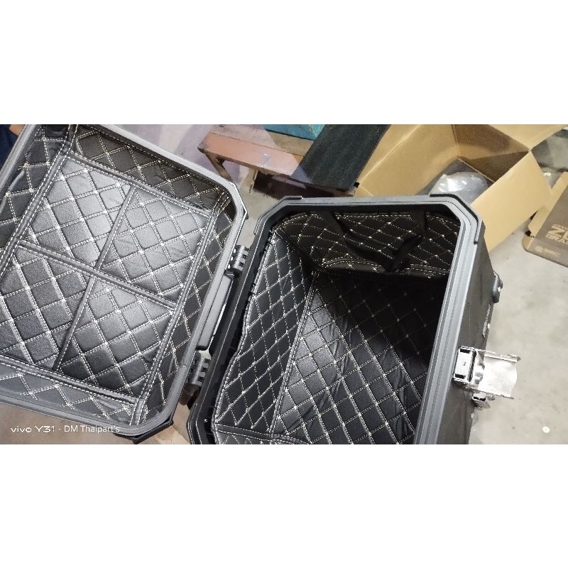 Mutarru Alloy top box 45 Liters with back rest | Shopee Philippines