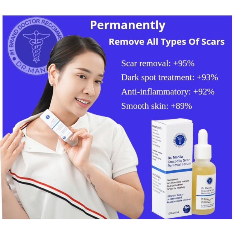 Dr. Manila Crocodile Scar Removal Serum 30ml | Shopee Philippines