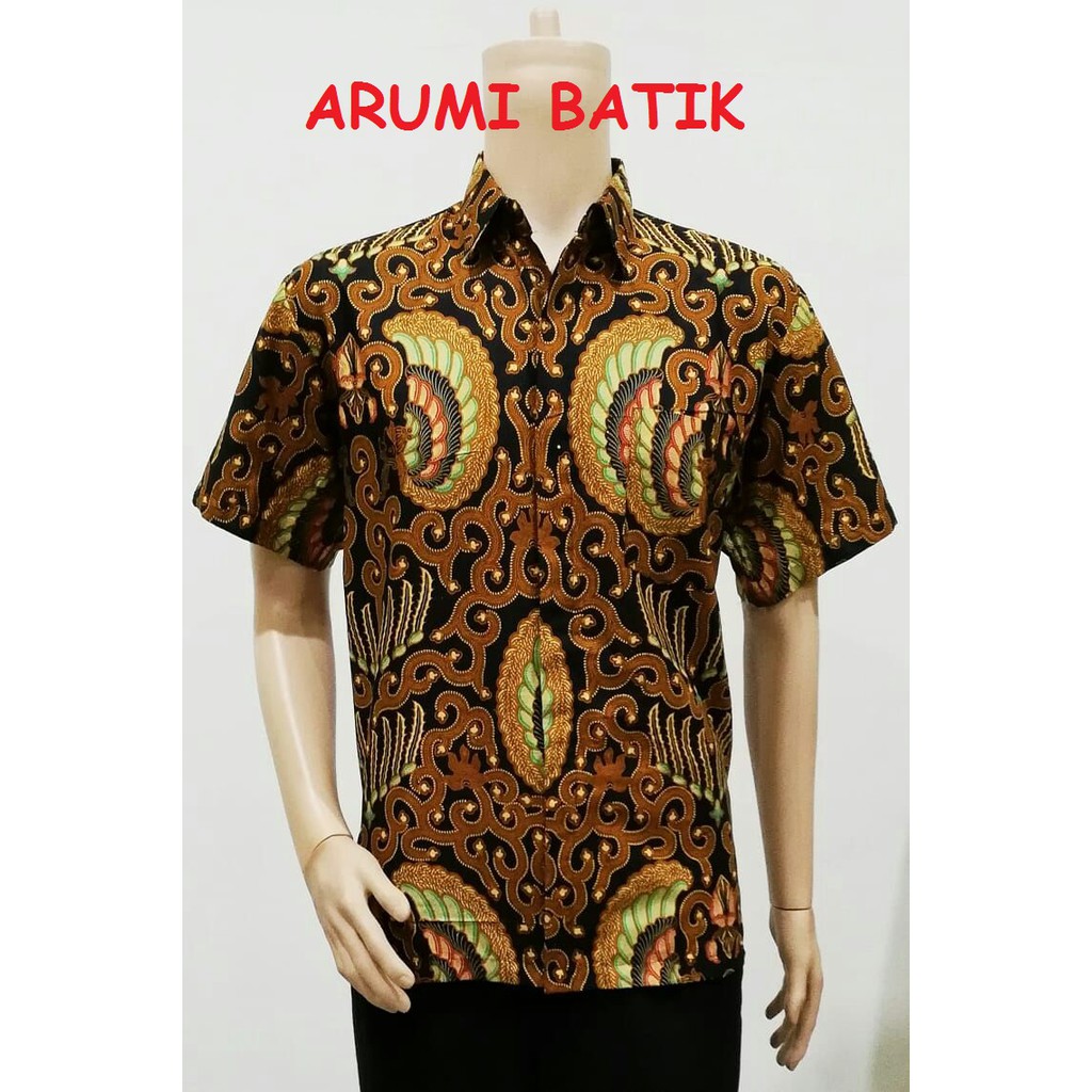 KEMEJA PRIA Hem Shirt Tops For Men Batik Uniform 2387 M - XXXL | Shopee ...