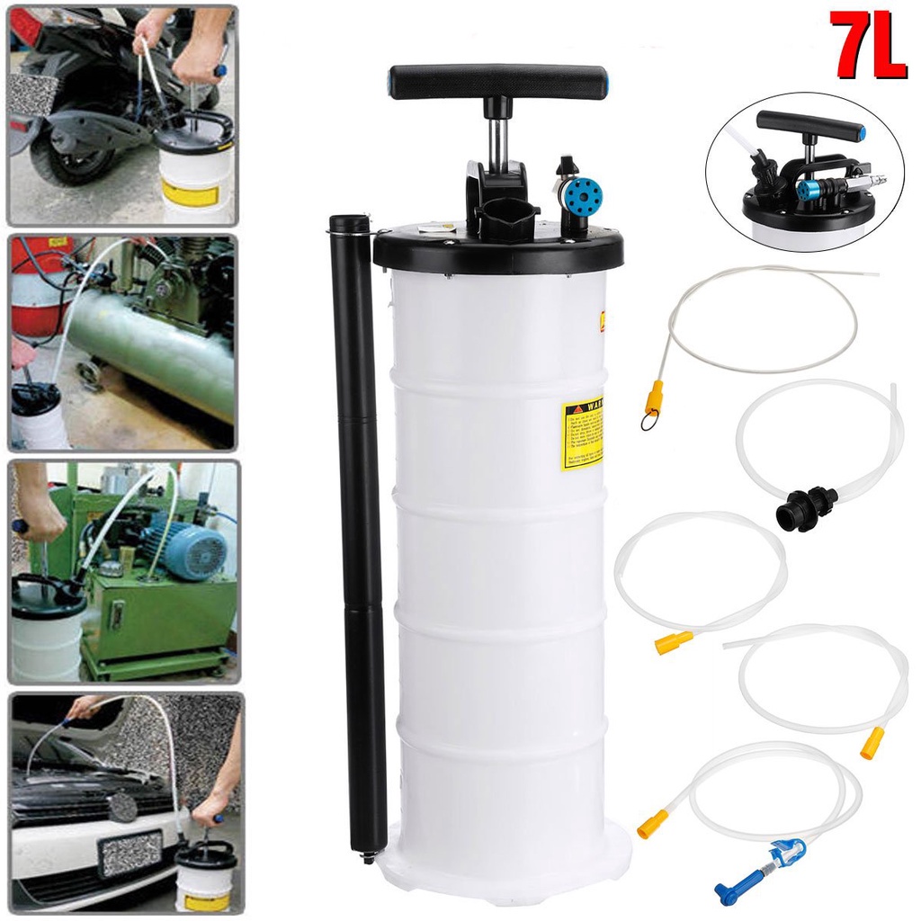 7L Manual/Pneumatic Fluid Extractor Oil Transfer Pump Engine Diesel ...