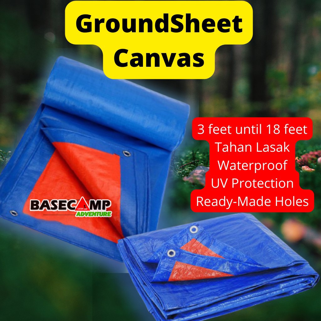 Ground Sheet Canvas Kanvas Camping Waterproof Part A | Shopee Philippines