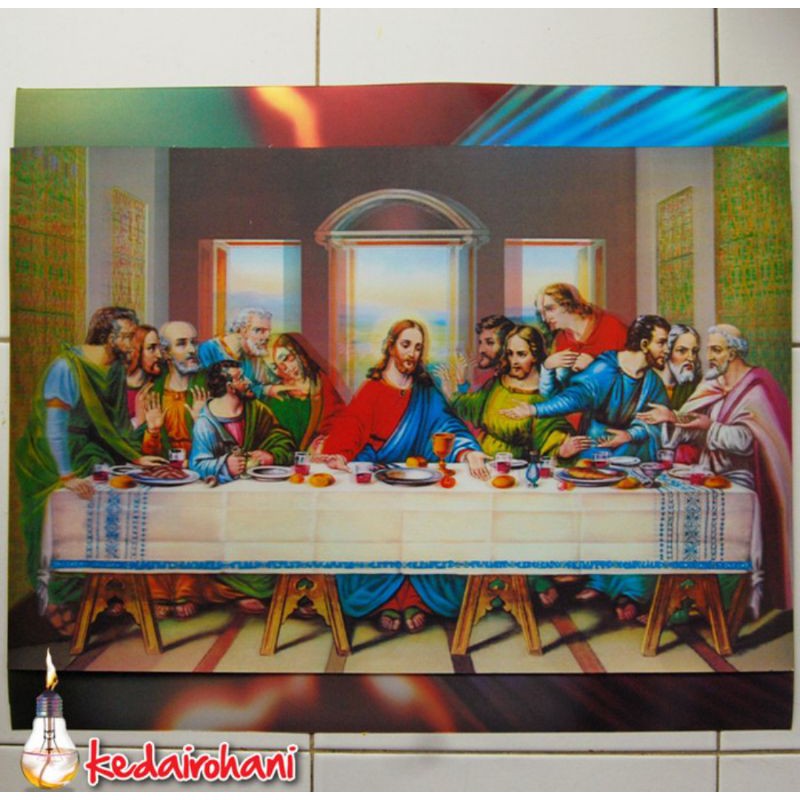 Last Holy Communion 3d Spiritual Poster 35 x 58 cm The Last Supper ...