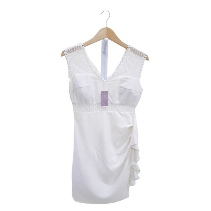 White Sexy Transparent Transparent Bodycon Premium Dress | Shopee ...