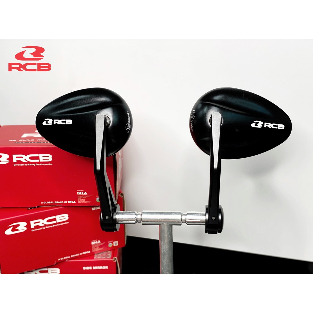 ⭐Rcb Side Mirror S5 Alloy Clear Lens Bar End Type | Shopee Philippines