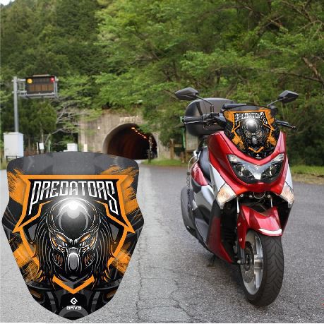 Winshield Nmax OLD / NEW / Turbo visor sticker - Predators | Shopee ...
