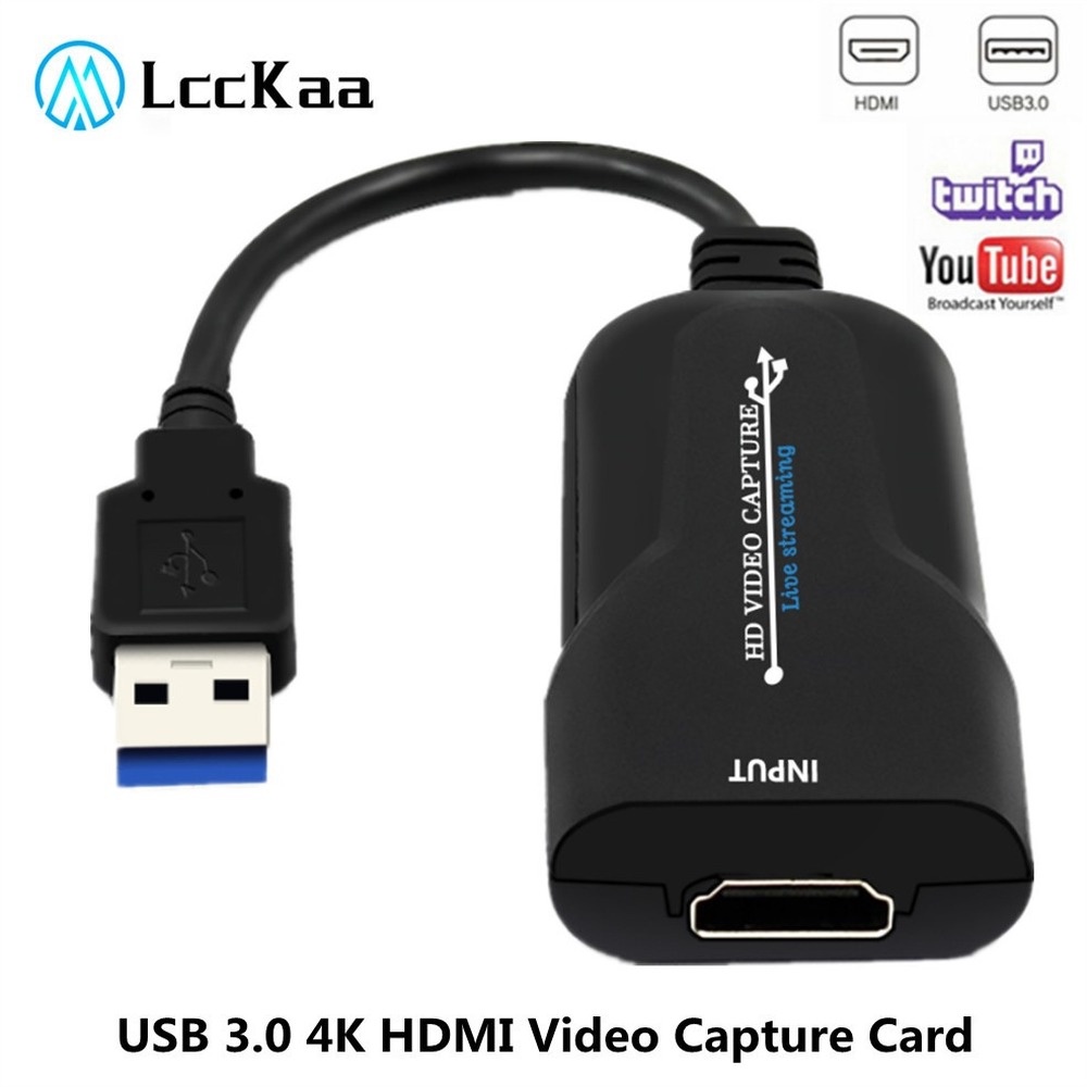 Lcck Video Capture Card USB 3.0X HDMI-CompuIXvel 4 Record For PS4 ...