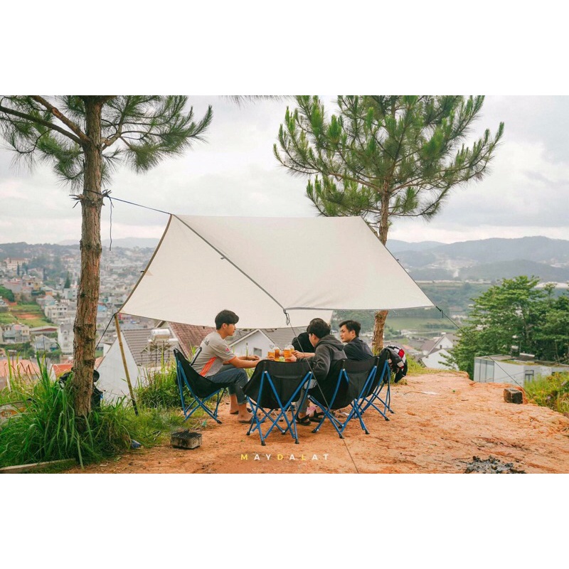 Compact milk-colored rain cover, size 3mx3m | Shopee Philippines