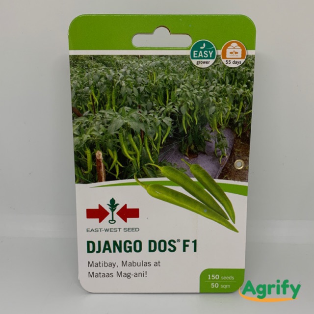Django Dos F1 Seeds East-West Pepper sili pansigang 150 seeds | Shopee ...