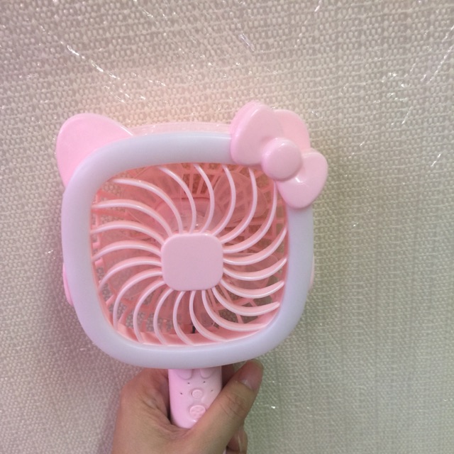 Hello kitty Mini fan with light | Shopee Philippines