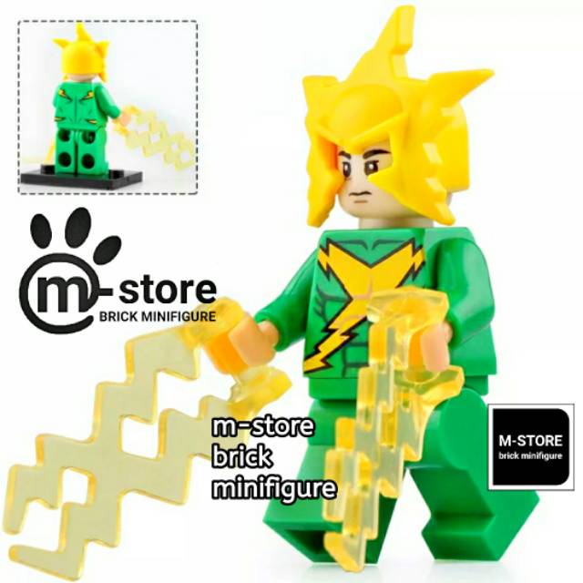 Brick electro classic maxwell dillon spiderman villain mini toy figure ...
