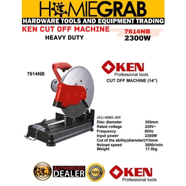 ORIGINAL KEN 2300W Cut Off Machine (Heavy Duty)‼️7614NB‼️ | Shopee ...