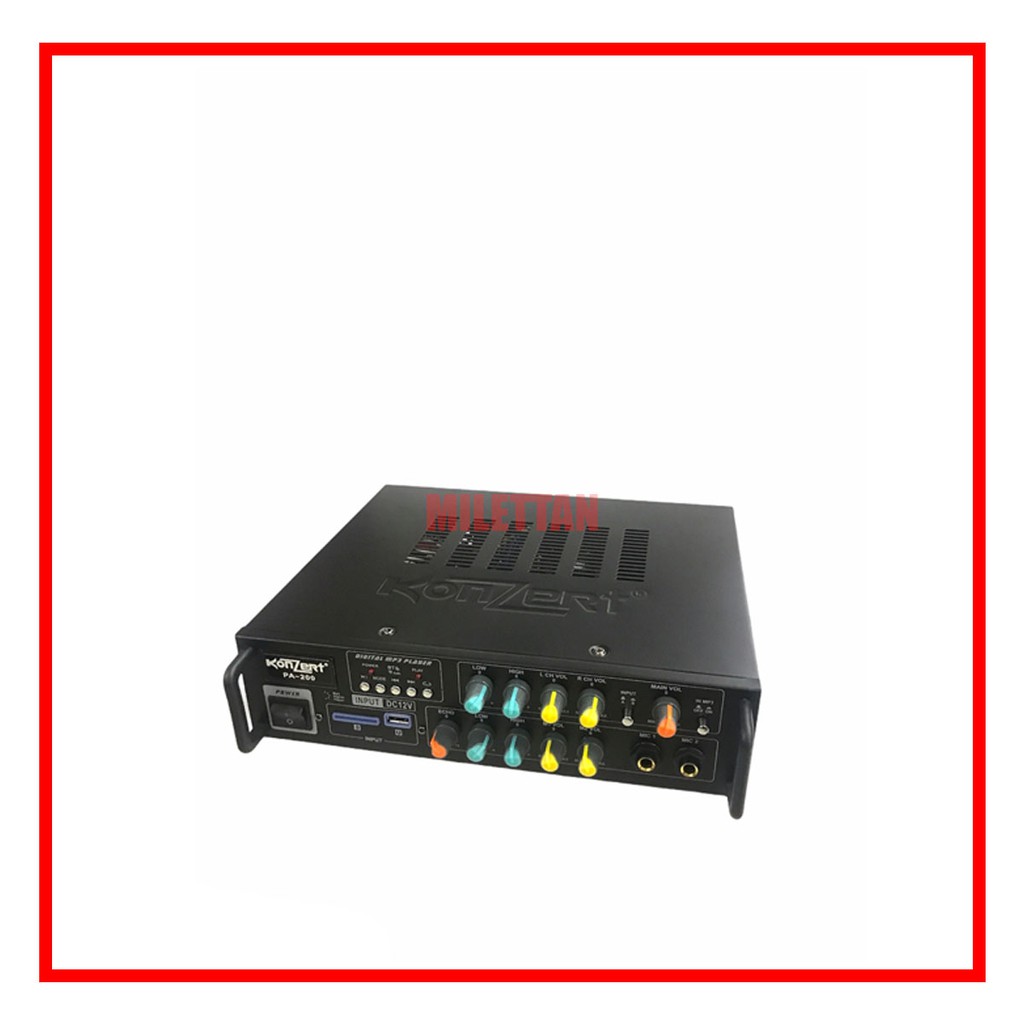 KONZERT PA AMPLIFIER PA 200 250 WATTS | Shopee Philippines