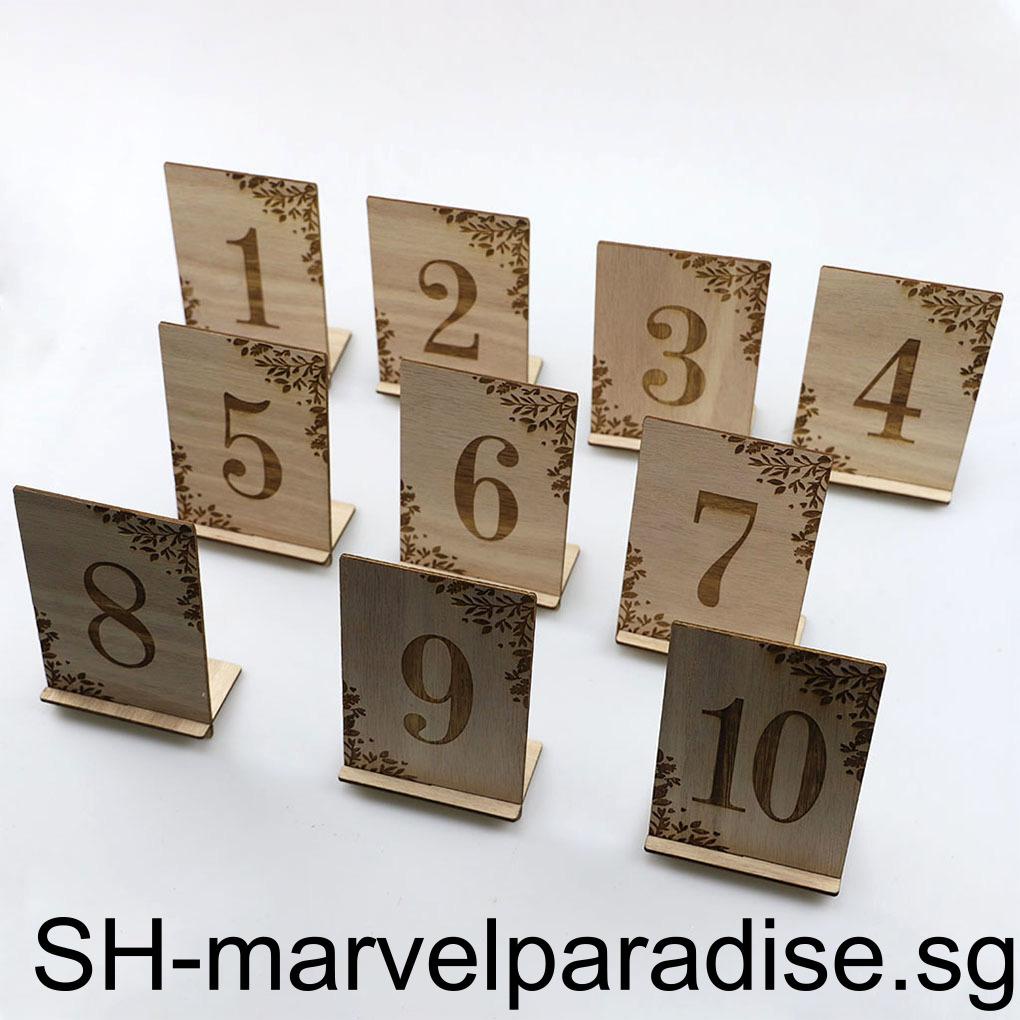 Wedding Reception Number Stands Hotel Decorative Placeholders Plate ...