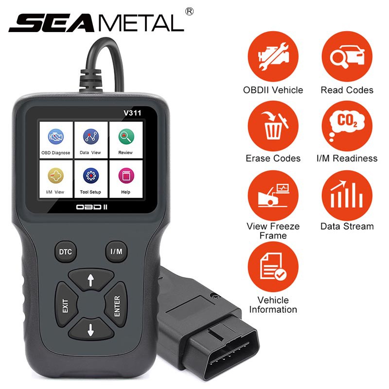 OBD2 Scanner Car Code Reader Scan Tool V311/V311B OBDII EOBD Read Clear ...