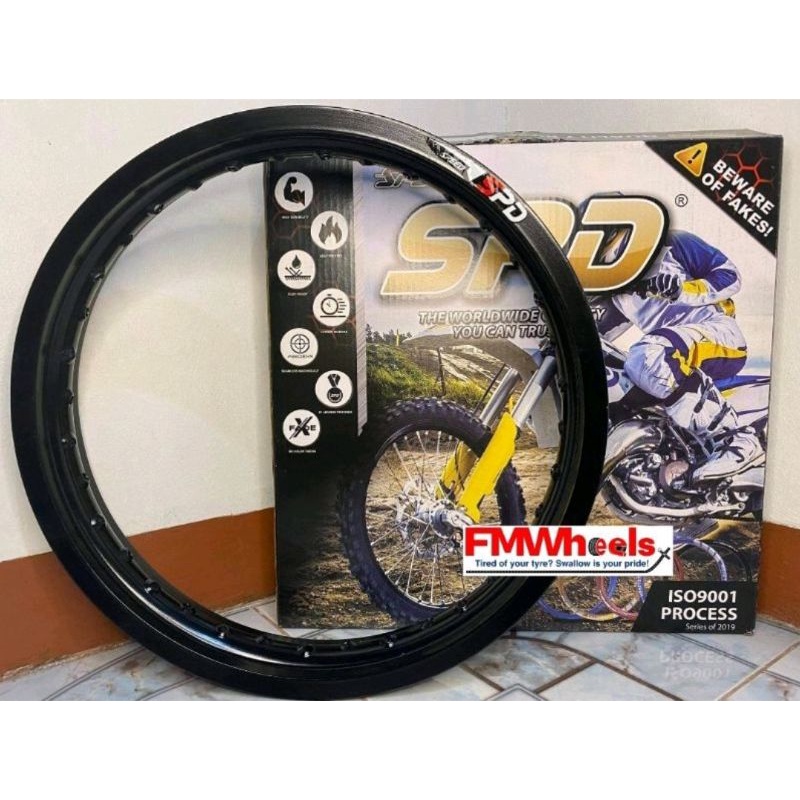 SPEED SPD Alloy Racing Rim Black 36holes 1.60x17 1.85x17 2.15x17 2 ...