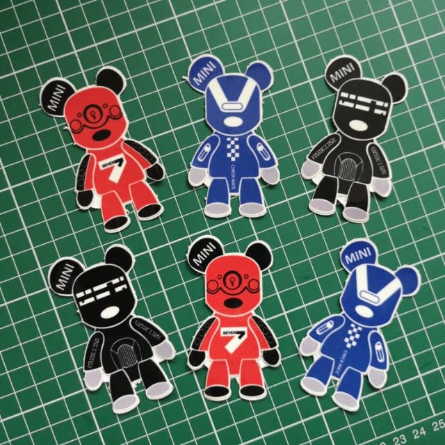 3pcs/set MINI COOPER CUTE MINI Stickers | Shopee Philippines