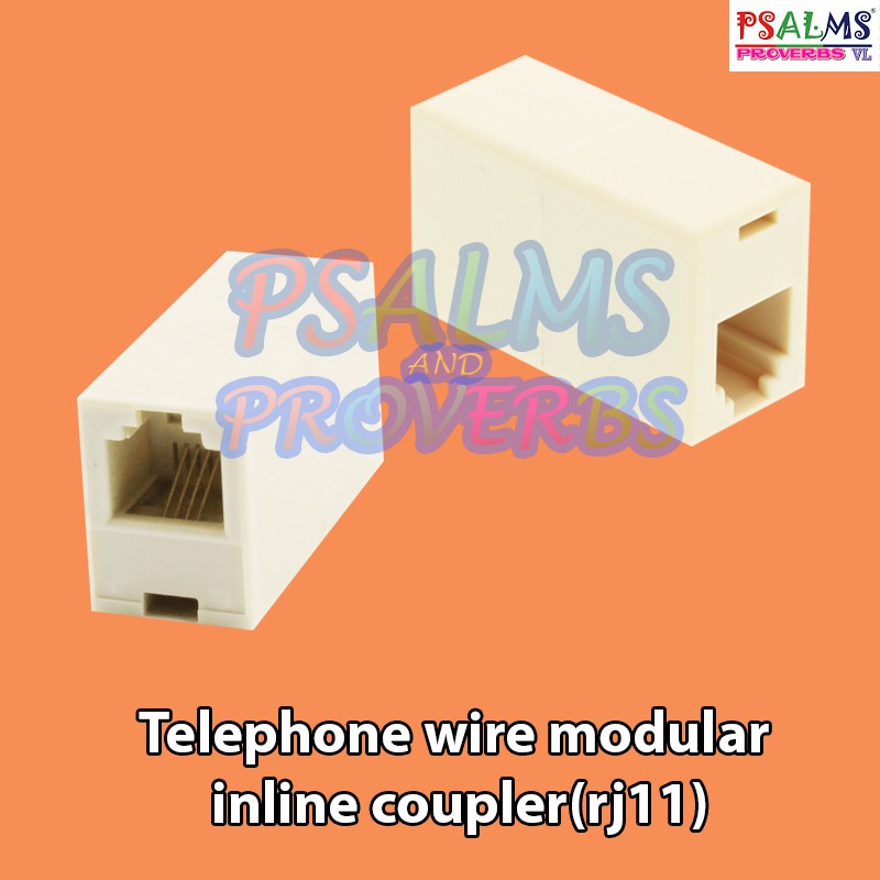 RJ11 Coupler Telephone Phone Line Adapter Connector | Shopee Philippines