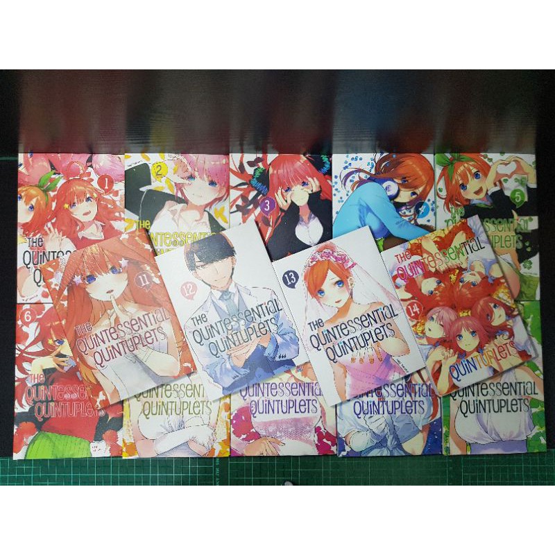 Manga : The Quintessential Quintuplets volume 1-14 (end) - English ...