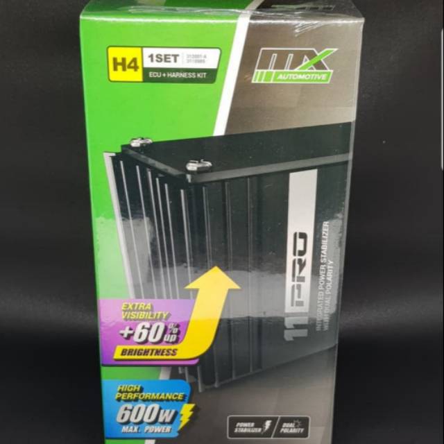 H4 11PRO MX Light Relay Set Cable / H4 11PRO MX Light Relay Set / H4 ...