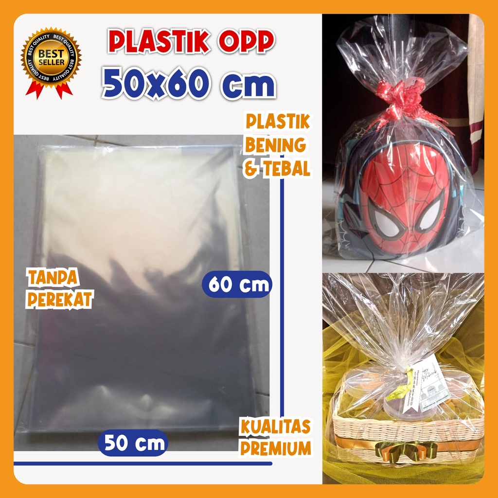 Plastic BAGS 50x60cm Large CLEAR Glass OPP PARCEL Packing Souvenirs ...