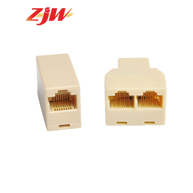 ZJW 5 Pcs 1/1 or 1/2 Rj45 Coupler Female to Female Network Cable LAN ...