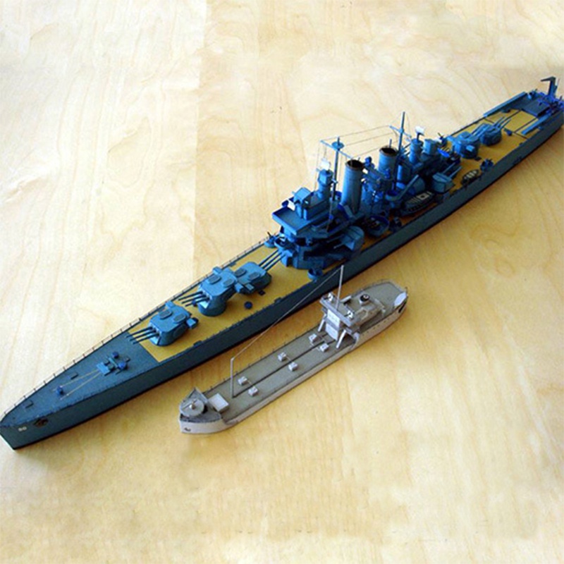 1:400 Gdansk Cargo Ship DIY Handcraft 3D Paper Card Model Sets 46cm ...