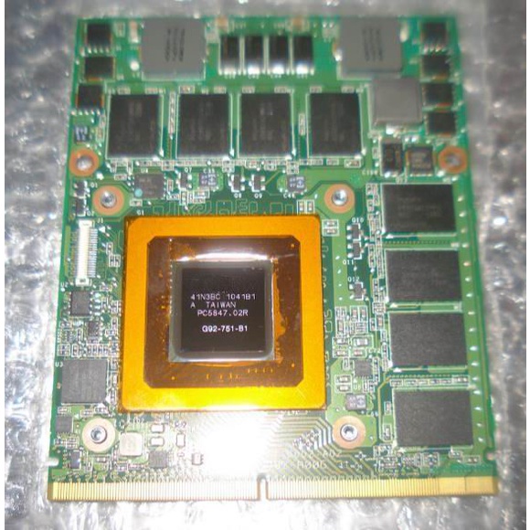 GTX 260M GTX260M 1GB WDXVH G92-751-B1 P/N: 0WDXVH 96RJ4 VGA Video Card ...