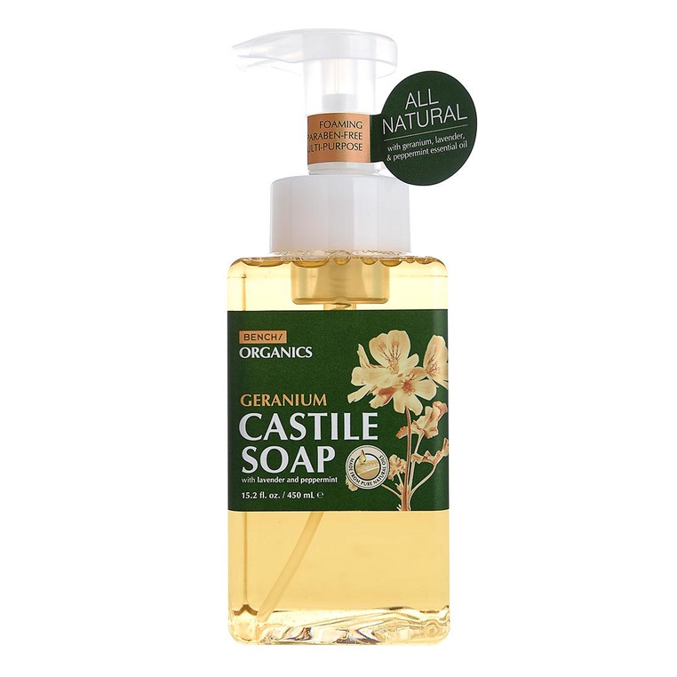 CPH0450C - BENCH/ Organics Geranium Castile Soap 450ml | Shopee Philippines