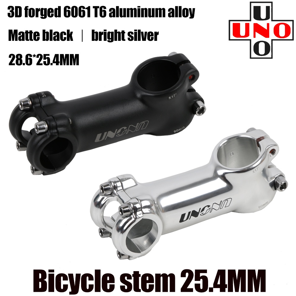 UNO Bike Stem Ultralight 7/17 Degree 28.6 25.4MM 70-120MM MTB Road Stem Bike for Fork Mountain ...