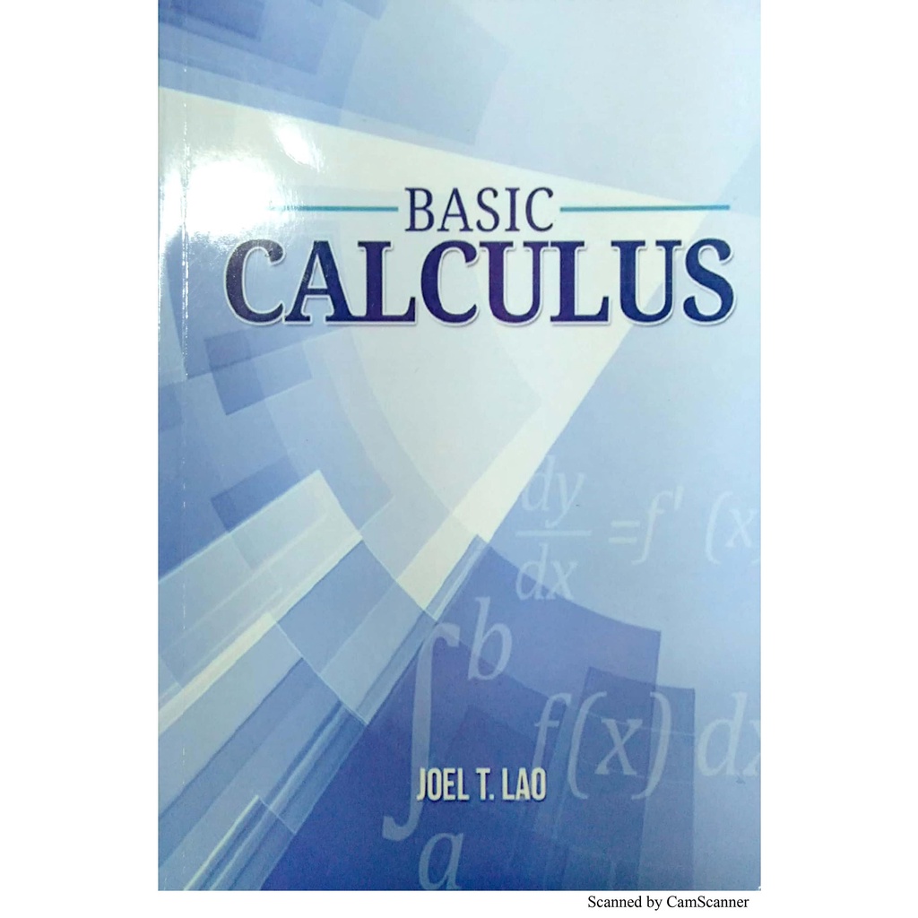 BASIC CALCULUS - Joel T. Lao | Shopee Philippines