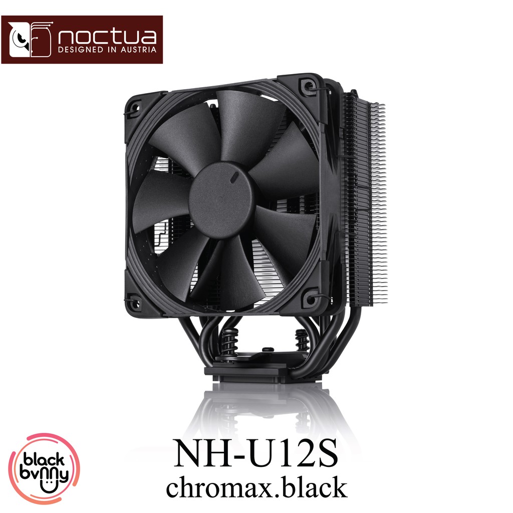 Noctua NH-U12S chromax.black - CPU Heatsink Cooler with 120mm fan PWM for Intel & AMD CPU ...