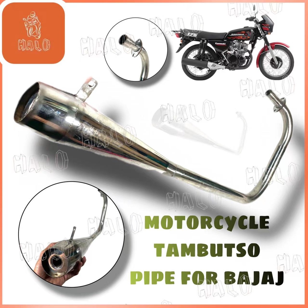 [HALO MOTOR] MOTORCYCLE BULLET EXHAUST TAMBUTSO (BAJAJ) | Shopee ...