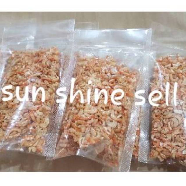 Ebi / dried shrimp loose original skin chart sumatra 100 grams | Shopee ...