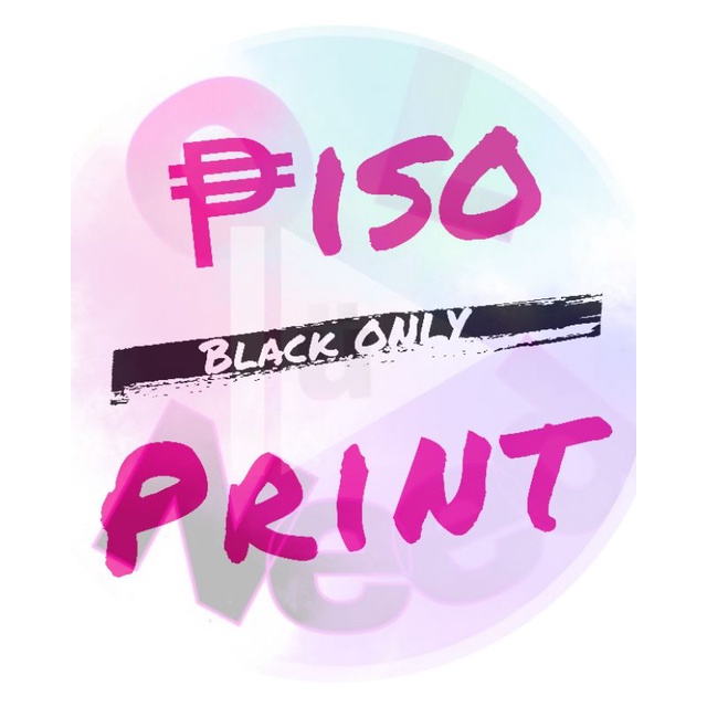 PRINTING - Piso print Modules documents 5 PAGES per order ( Black or ...