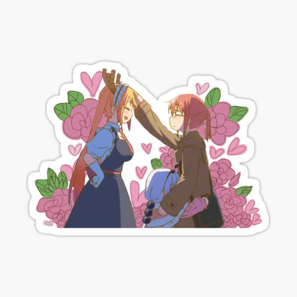 Anime Stickers / Miss Kobayashi's Dragon Maid Anime Sticker / Laminated ...
