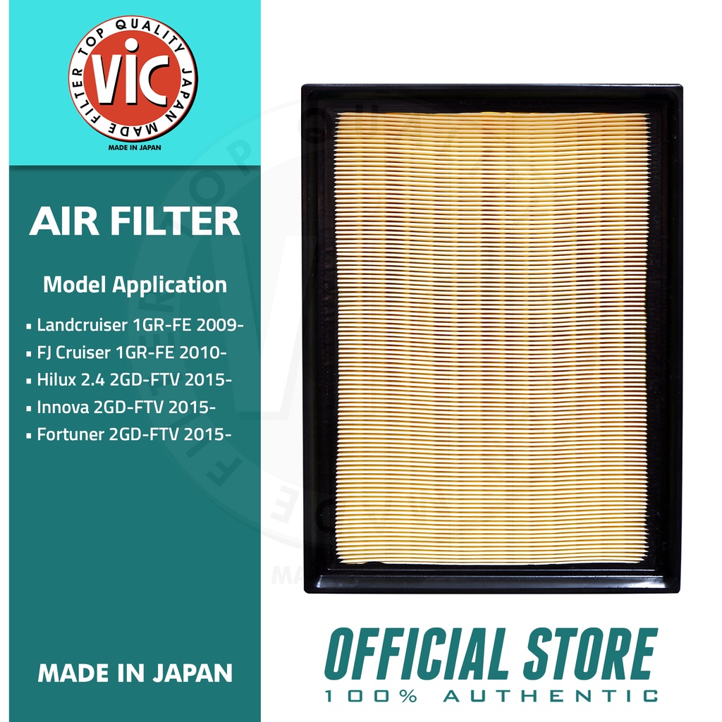 VIC Air Filter A-1032 For Toyota Landcruiser Prado, FJ Cruiser, Hilux ...
