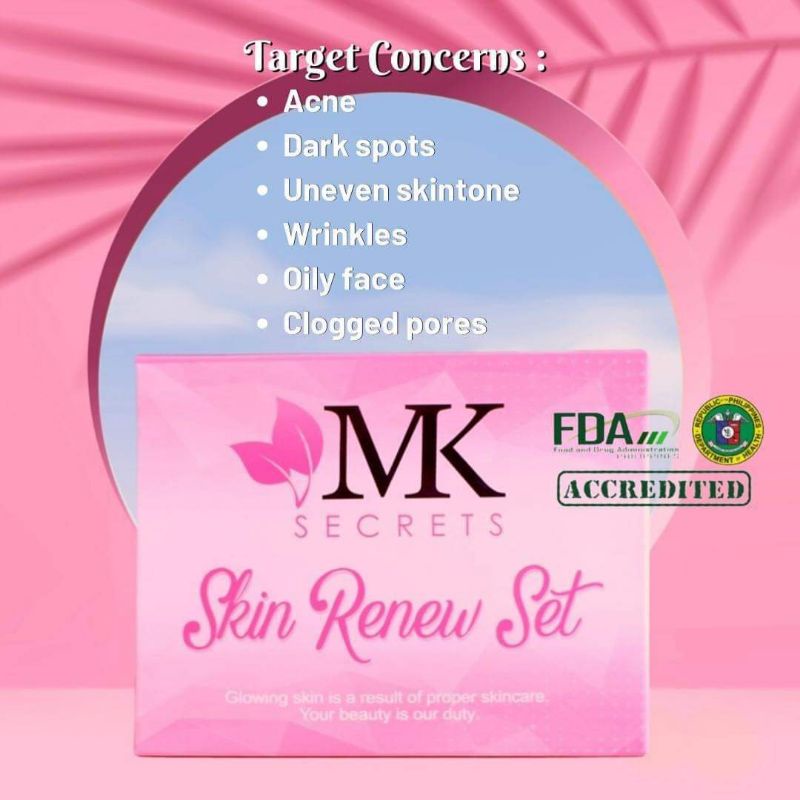 MK Secrets (Skin Renew Set) | Shopee Philippines