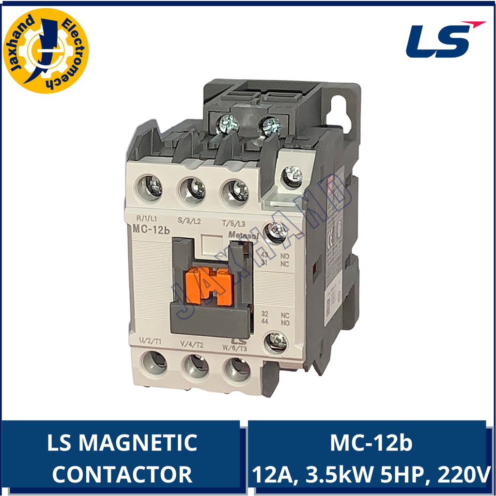 LS Magnetic Contactor 9A ~ 50A, 220VAC Coil, Metasol, 1NO | Shopee ...