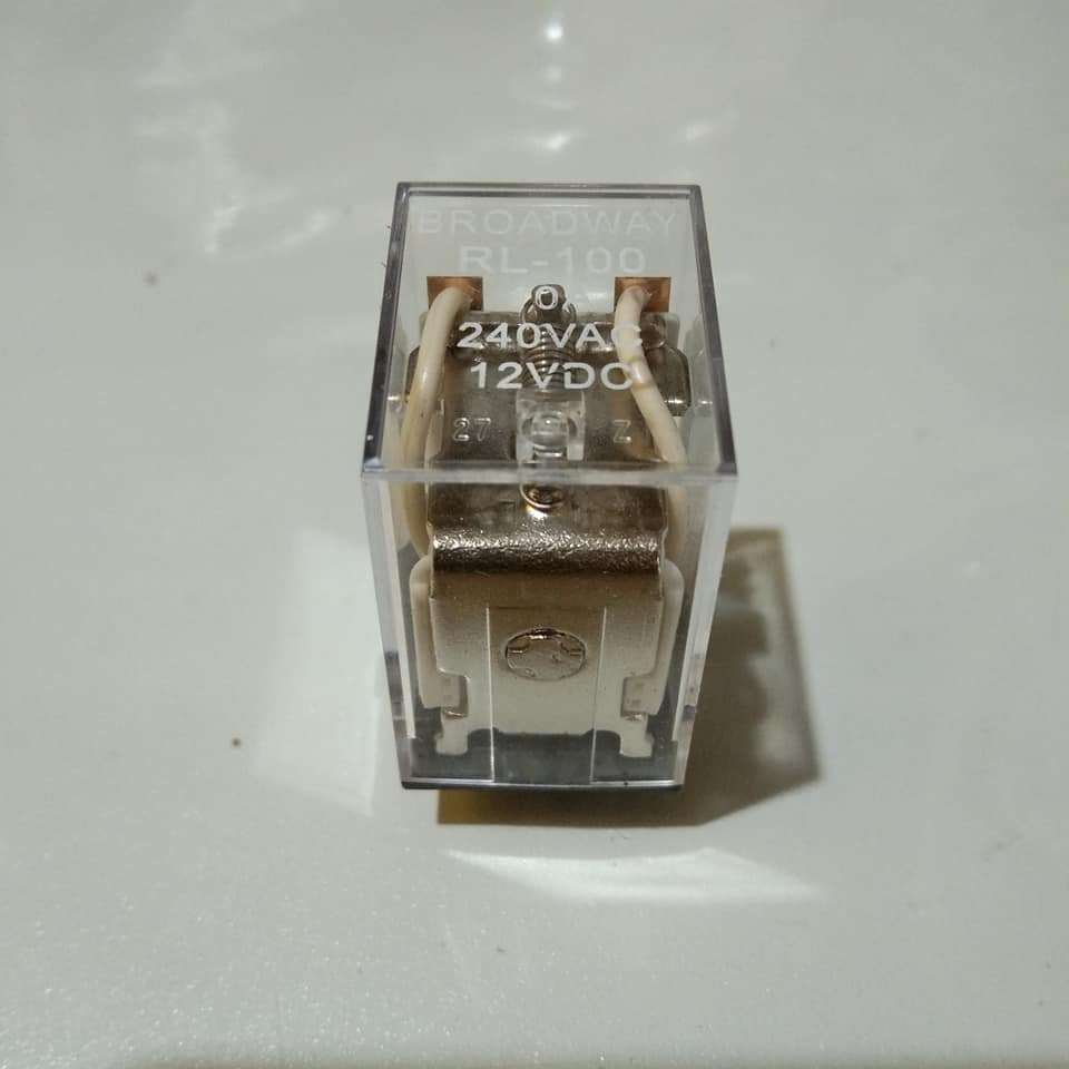 Relay 12V 12 Volts 24V 24 Volts Coil 8pins DPDT 10A Broadway Brand ...
