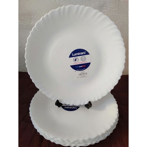 Luminarc Feston 27cm Dinner Plate (by 6 pcs) | Shopee Philippines