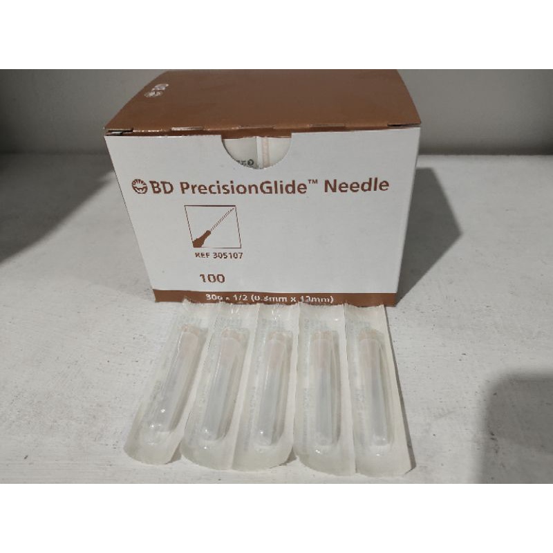 BD Precision Glide needle G30 100pieces/1box | Shopee Philippines