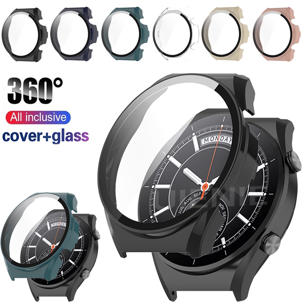 Watch Case Cover for Xiaomi Watch S1 Hard PC Frame Shell + Toughened ...