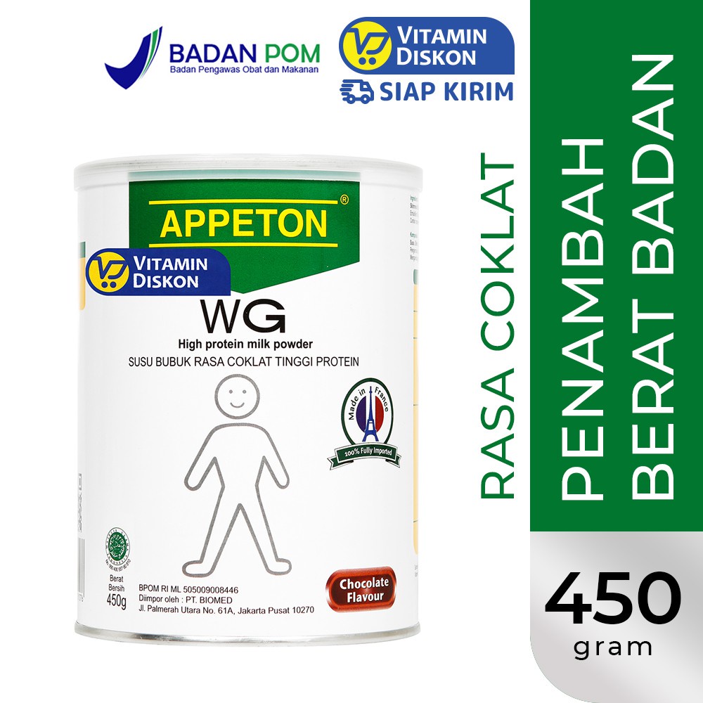 Appeton Weight Gain Chocolate Flavor 450 Gr | Multivitamin And Mineral ...