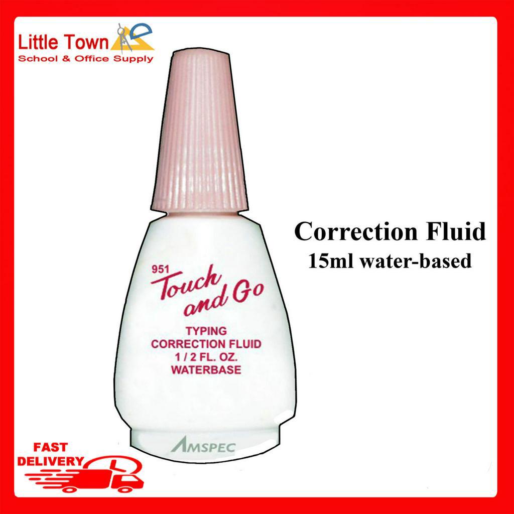 Touch and go correction fluid / Liquid eraser 15ml water-based | Shopee ...