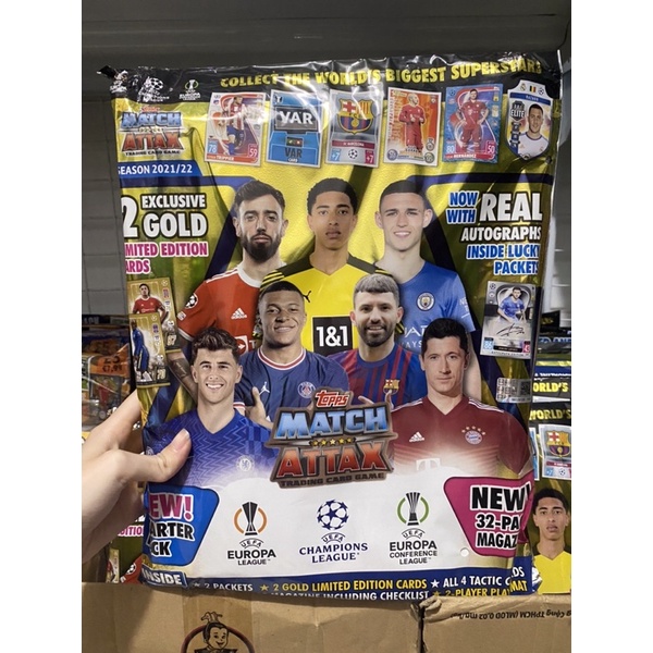 Starer Pack Match attax Champions League 21 / 22 (Starter Pack) Album ...