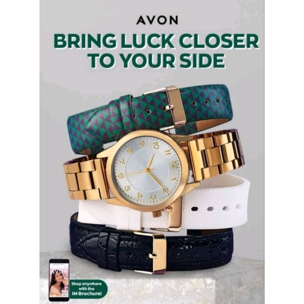 Avon Catherine Multi Strap Watch | Shopee Philippines