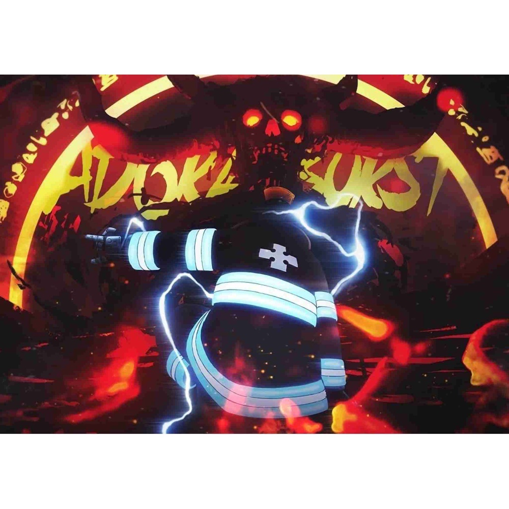 Fire Force Manga Anime Poster A4 Size | Shopee Philippines